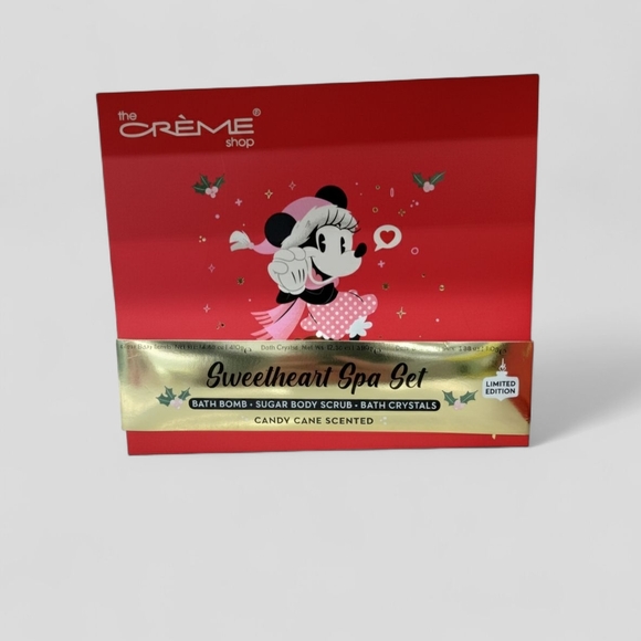 Disney | Bath | Nwt The Crme Shop X Disney Minnie Mouse Sweetheart Spa ...